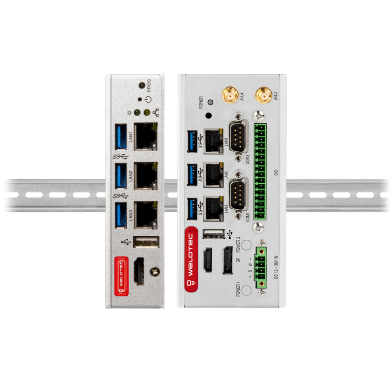 Mini PC for DIN Rail: Welotec Industrial PC with Windows 10/11 Support